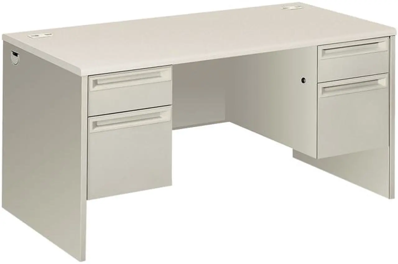 HON H38155.B9.Q 38000 Series Double Pedestal Desk, 60" x 30" x 30 ...