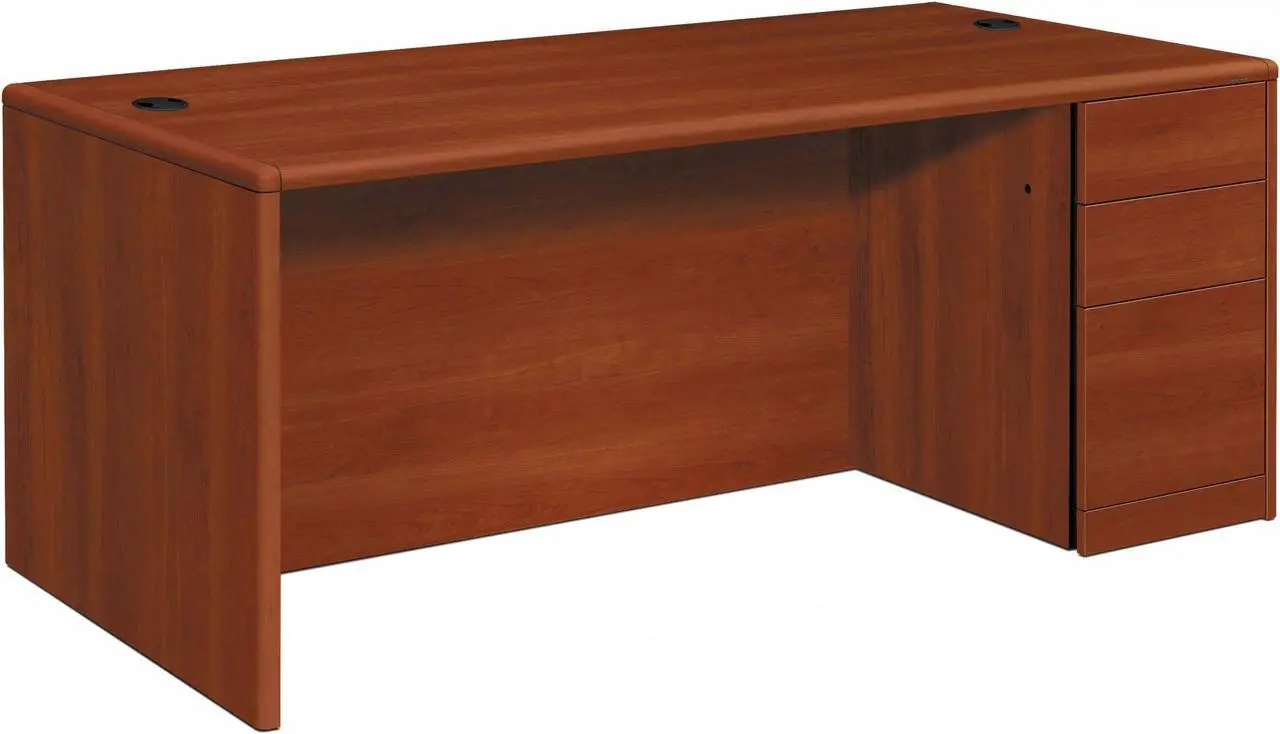 HON HON10701RCO 10700 Series Single-Pedestal Desk - Newegg.com