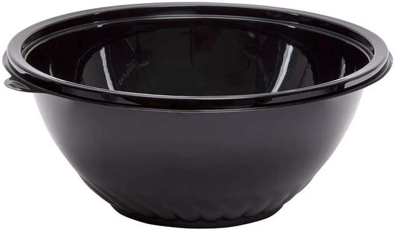 WNA WNA APB160BL Caterline Pack n' Serve Plastic Bowl, 160 oz, Black ...