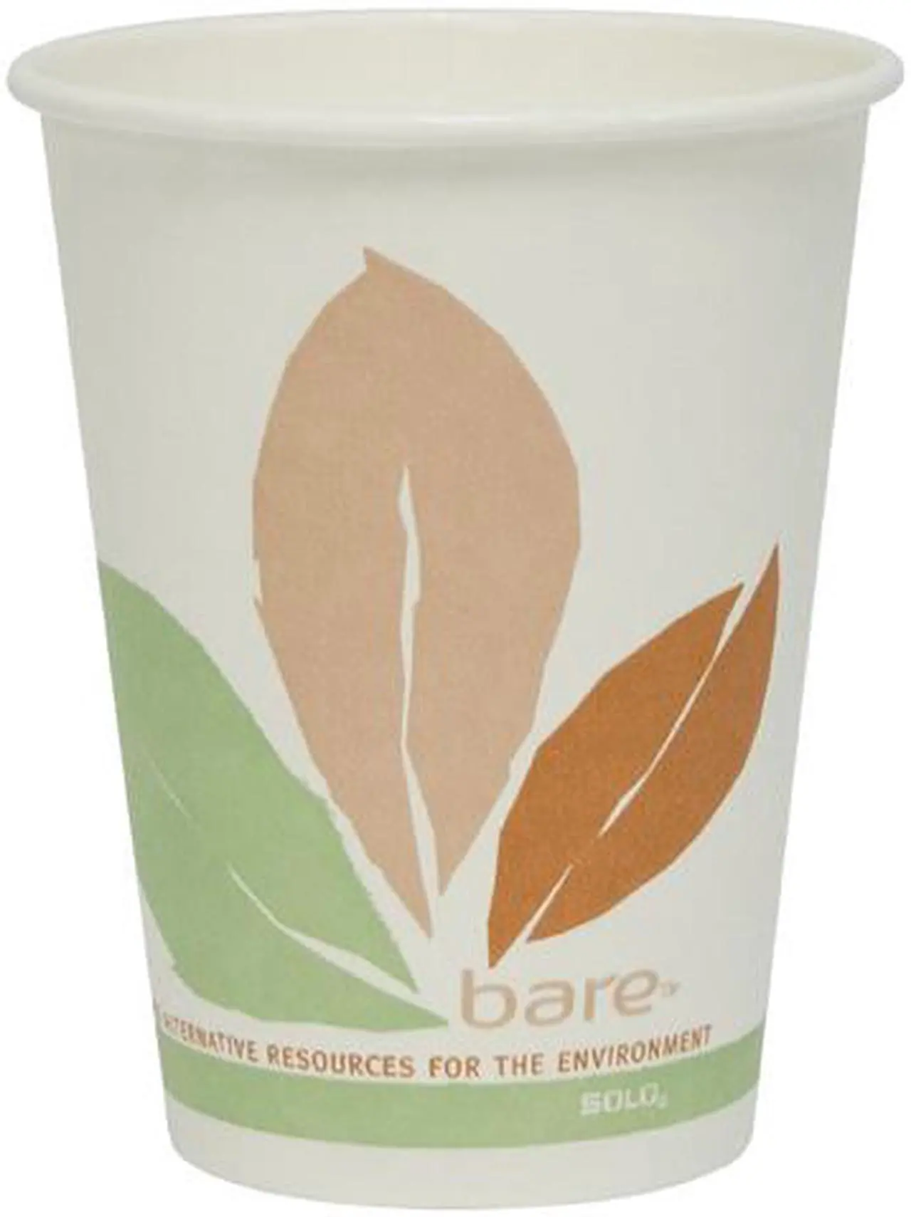 SOLO Cup Company 412PLN-J7234 Bare Design Paper with PLA Lining Eco ...