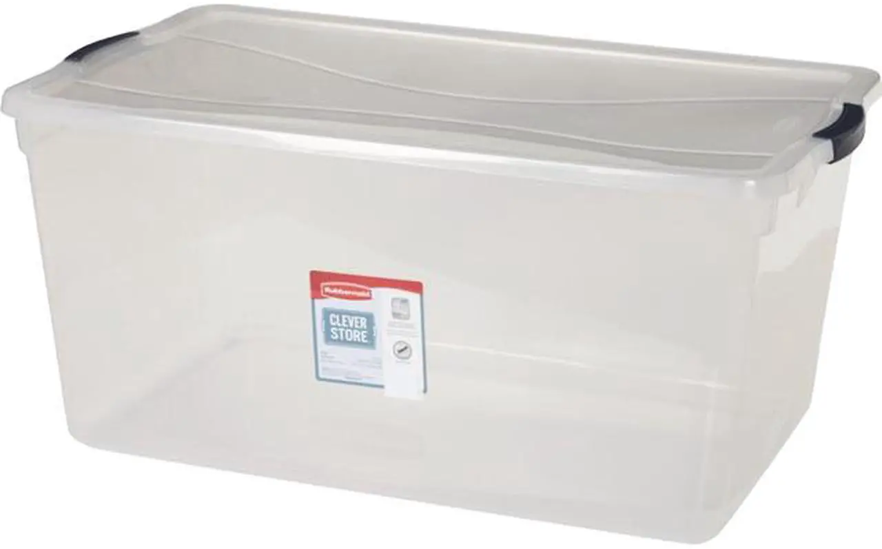 Rubbermaid RMCC950001 Clever Store Basic Latch-Lid Container - Newegg.com