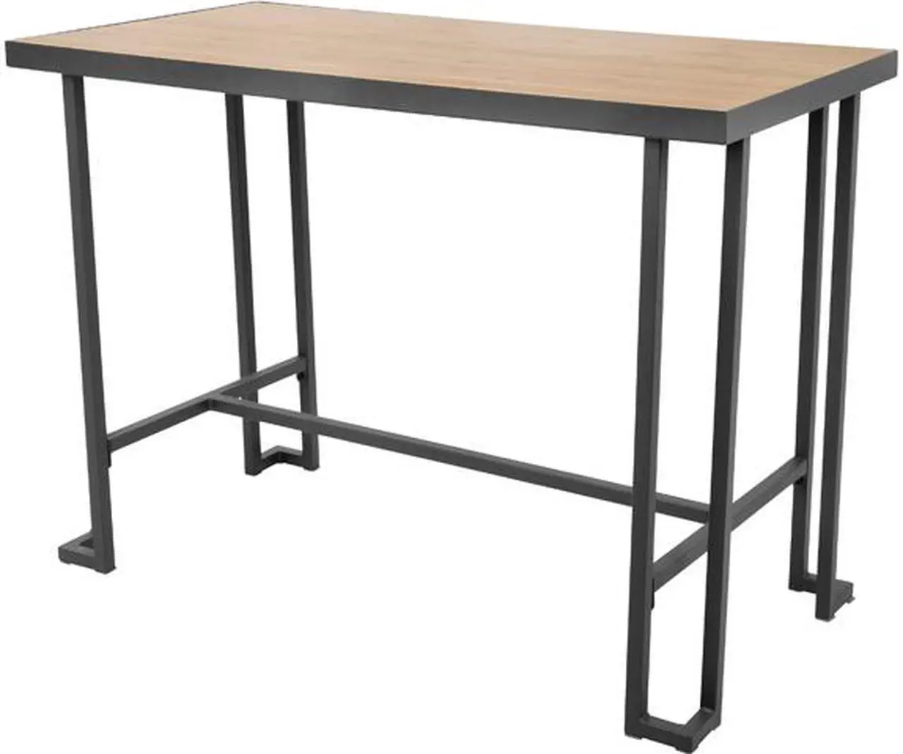 Lumisource CT-RMN GY+NA Roman Industrial 48''W x 24.25''D Counter Table ...
