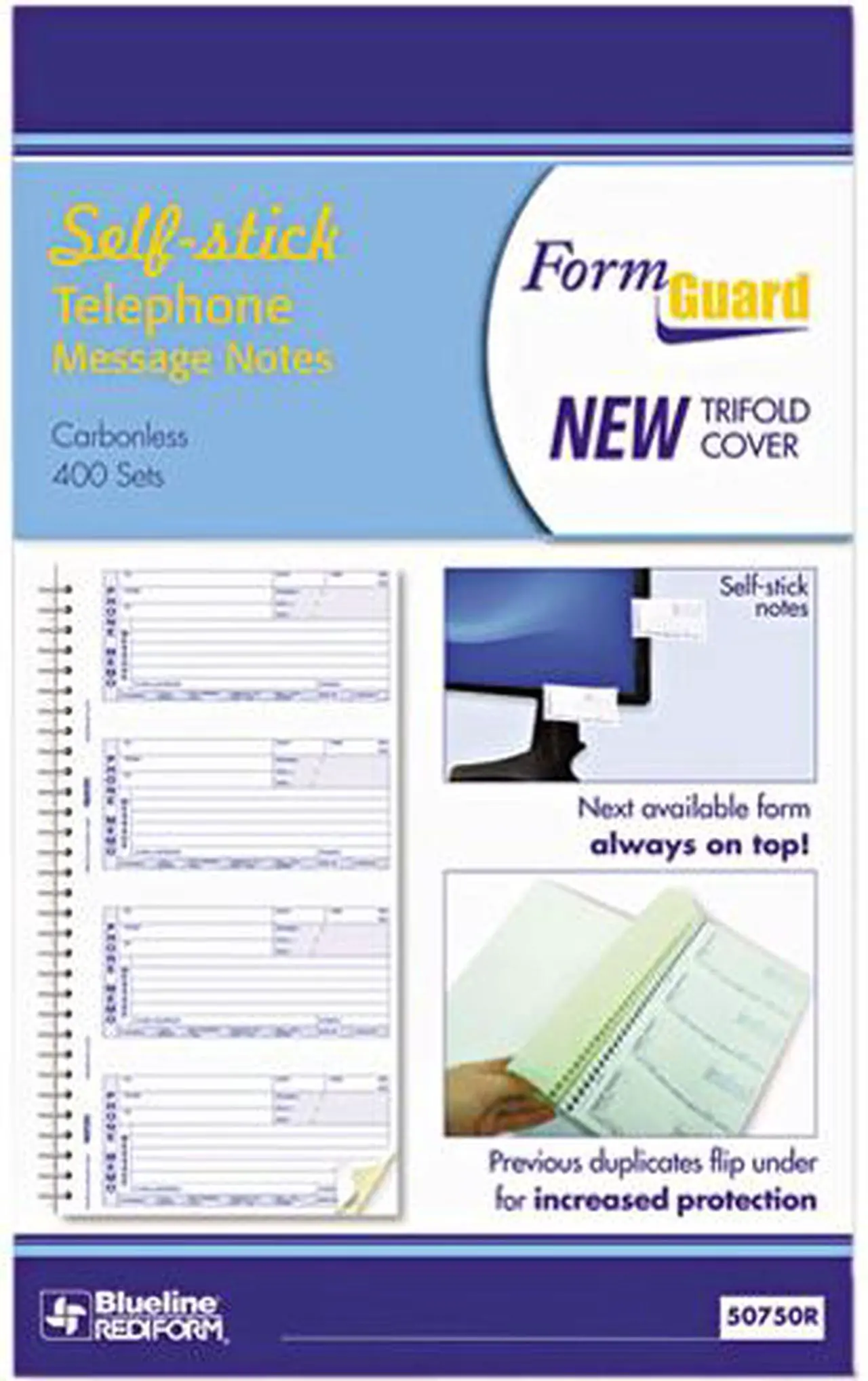 Rediform 50750R Self-Stick Telephone Message Book - Newegg.com