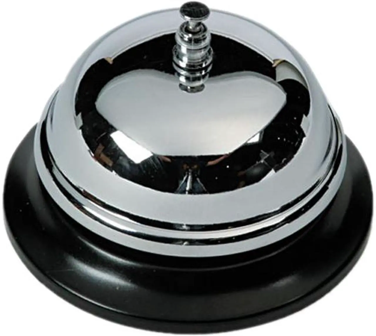Advantus CB10000 Call Bell - 3-3/8" Diameter - Brushed Nickel - Newegg.com