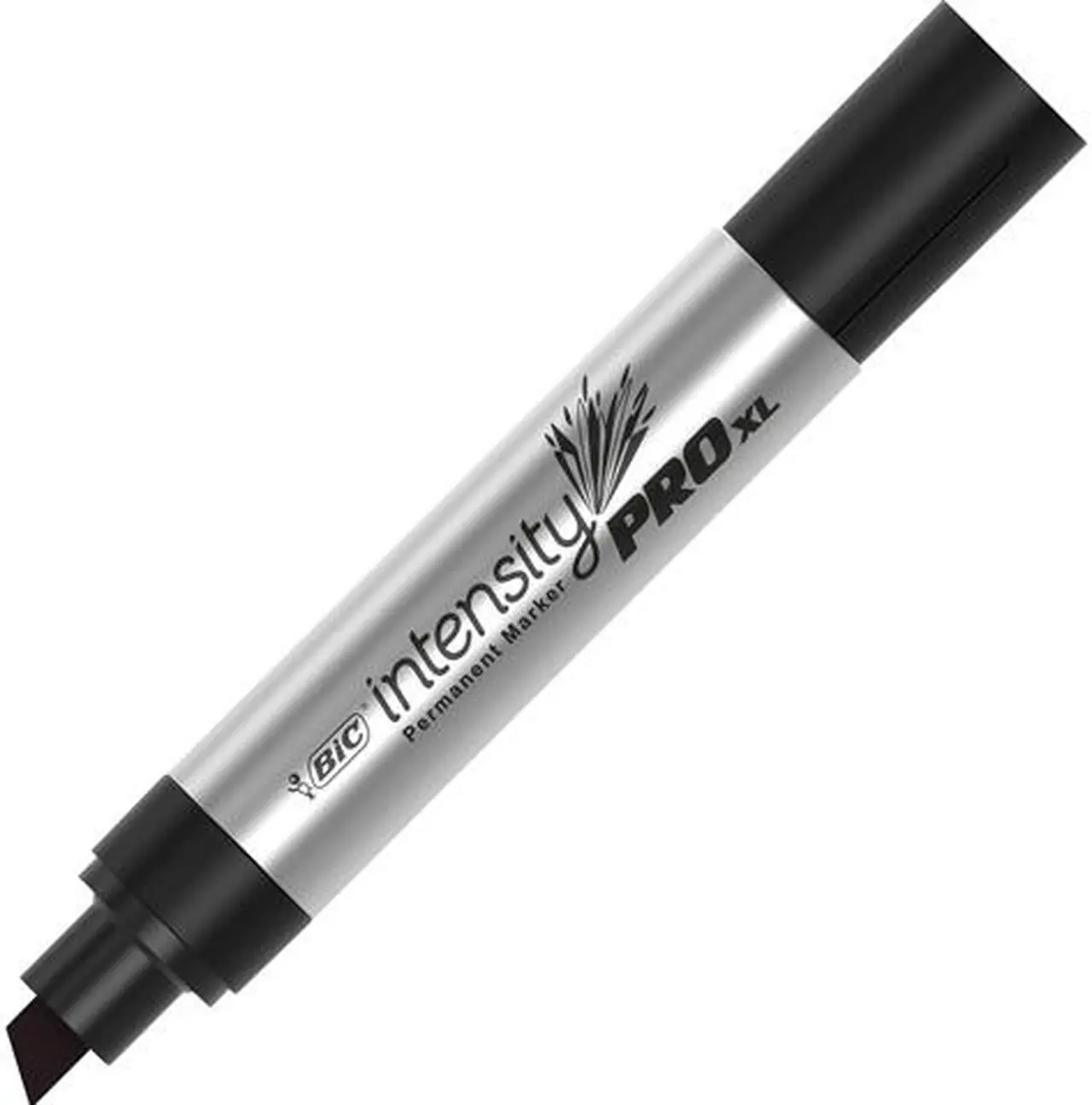 BIC PMIPJ11-BK Intensity Metal Pro XL Permanent Marker, Broad, Black ...