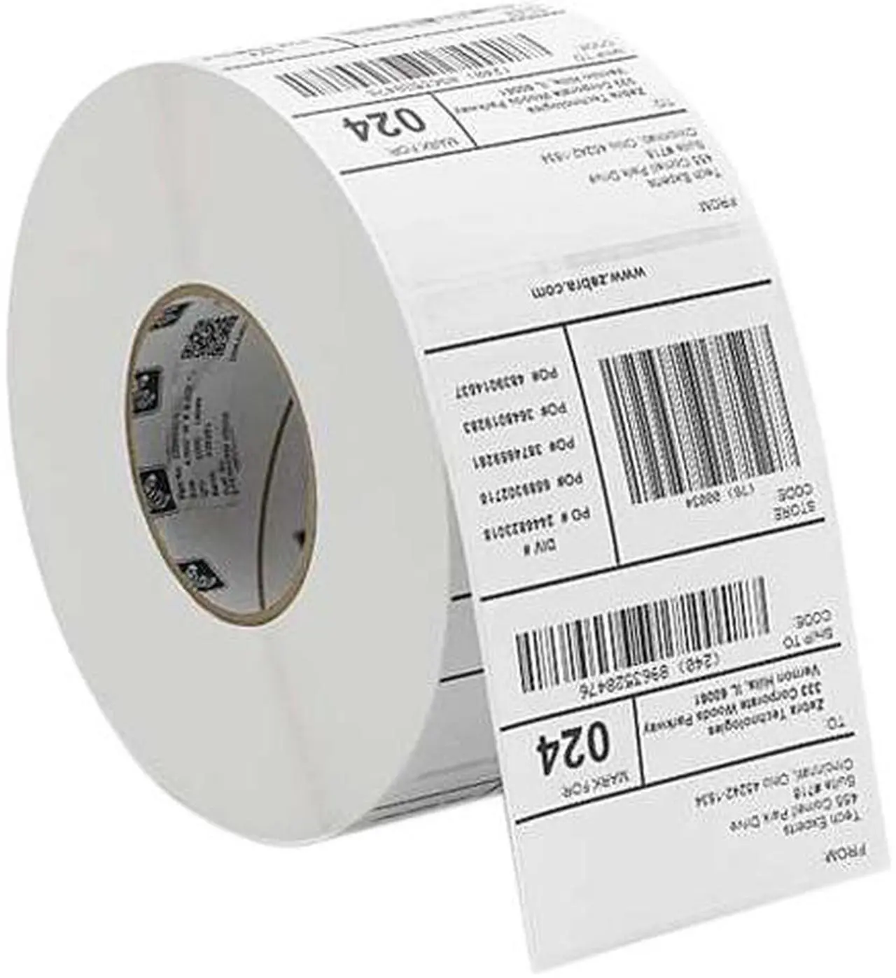 Zebra Label Polyester 4 x 6in Thermal Transfer Zebra Z-Ultimate 2000T 3 ...
