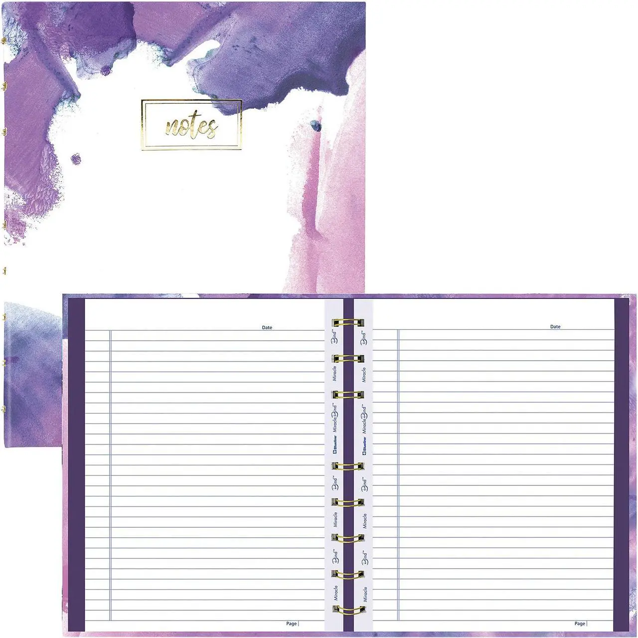 Blueline AF340002 MiracleBind Passion Collection Notebook - Paintstroke ...