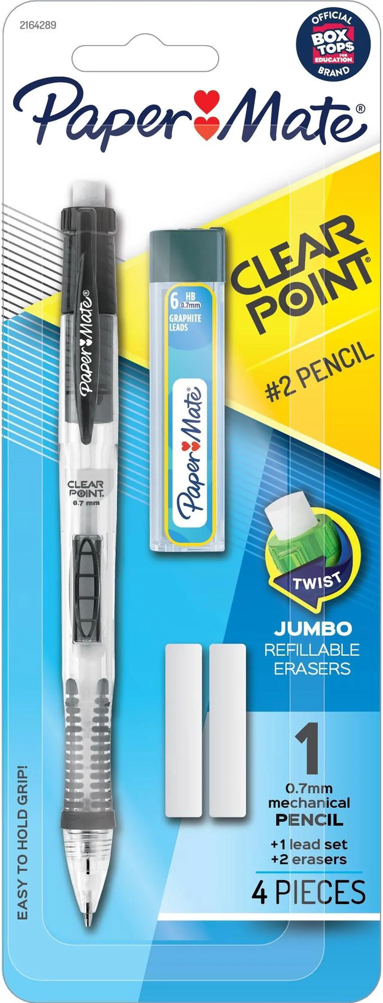 Paper Mate Clearpoint Mechanical Pencils - 0.7 mm Lead Diameter - Black ...