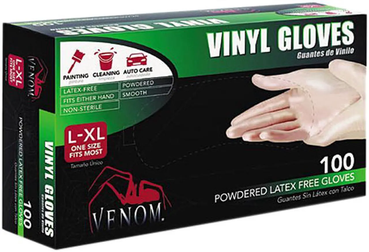 Medline Venom Multipurpose Powdered Latex Gloves Thickness