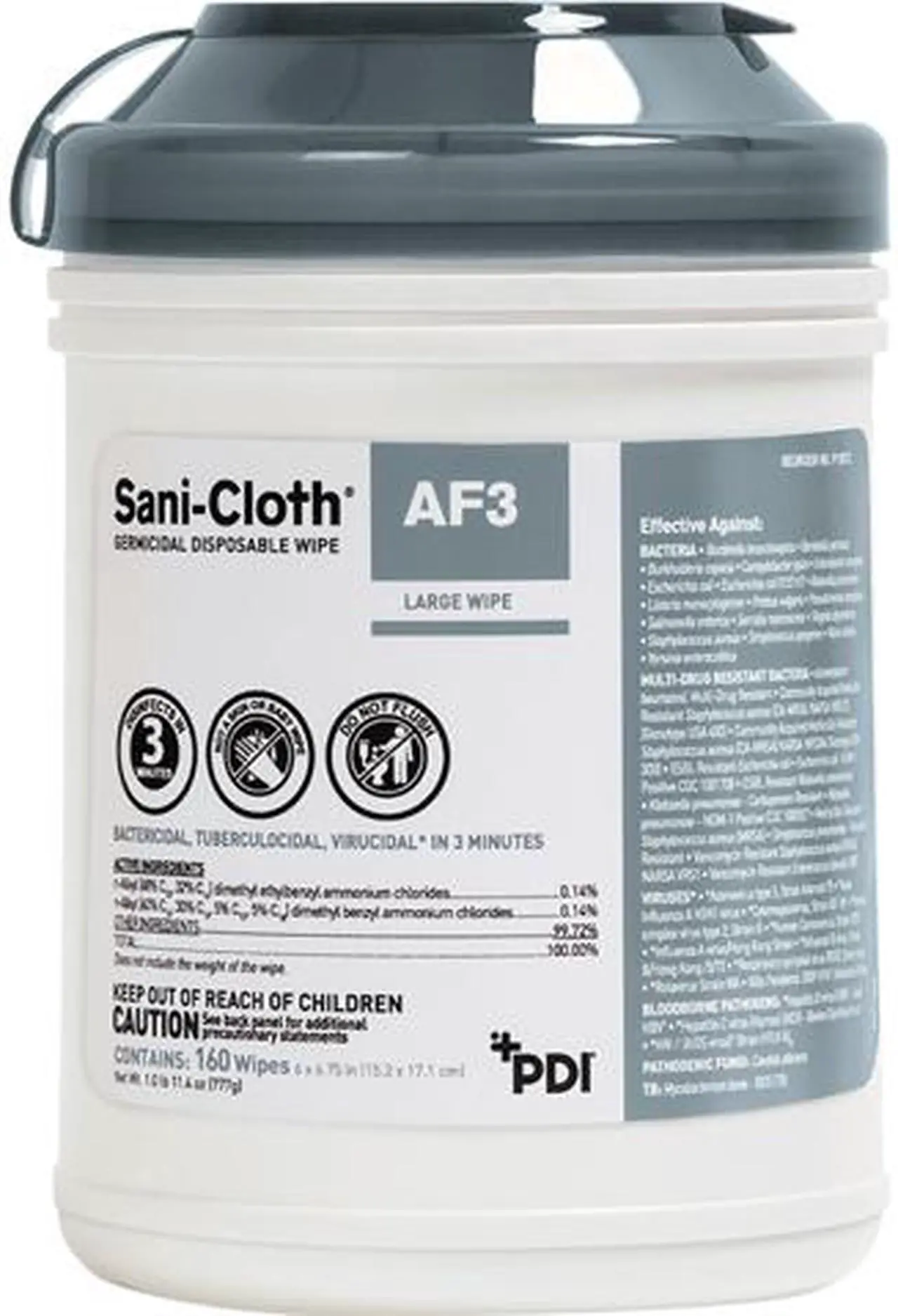 Sani Professional NIC P13872 Sani-Cloth AF3 Germicidal Disposable Wipes ...