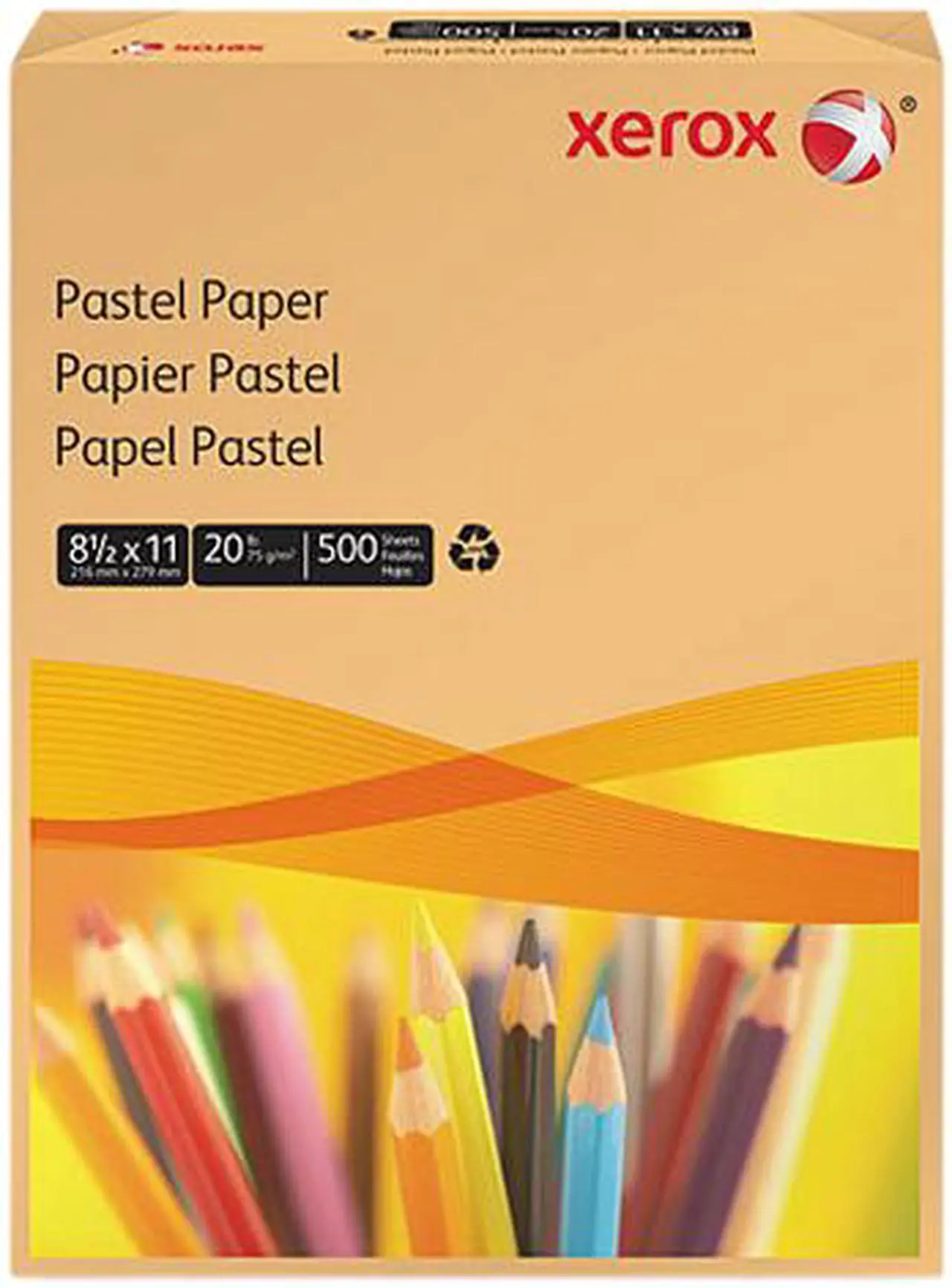 Multipurpose Pastel Colored Paper, 20-lb, Letter, Buff, 500 Sheets/Ream ...