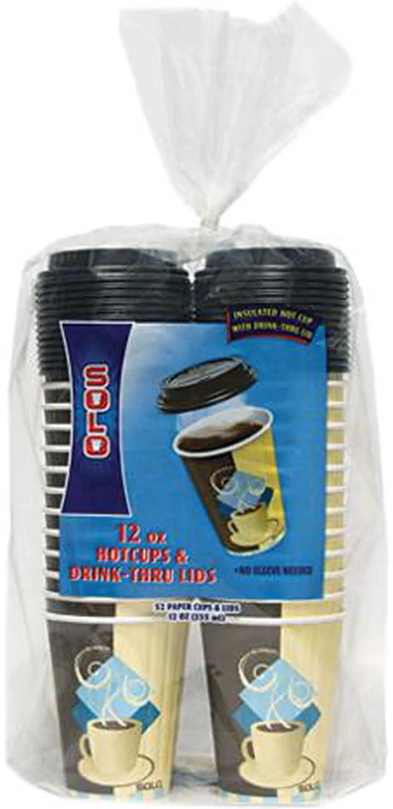 SOLO Cup Company FSIC12PK Bistro Trophy Combo Pack, Foam, 12 oz, 50 ...