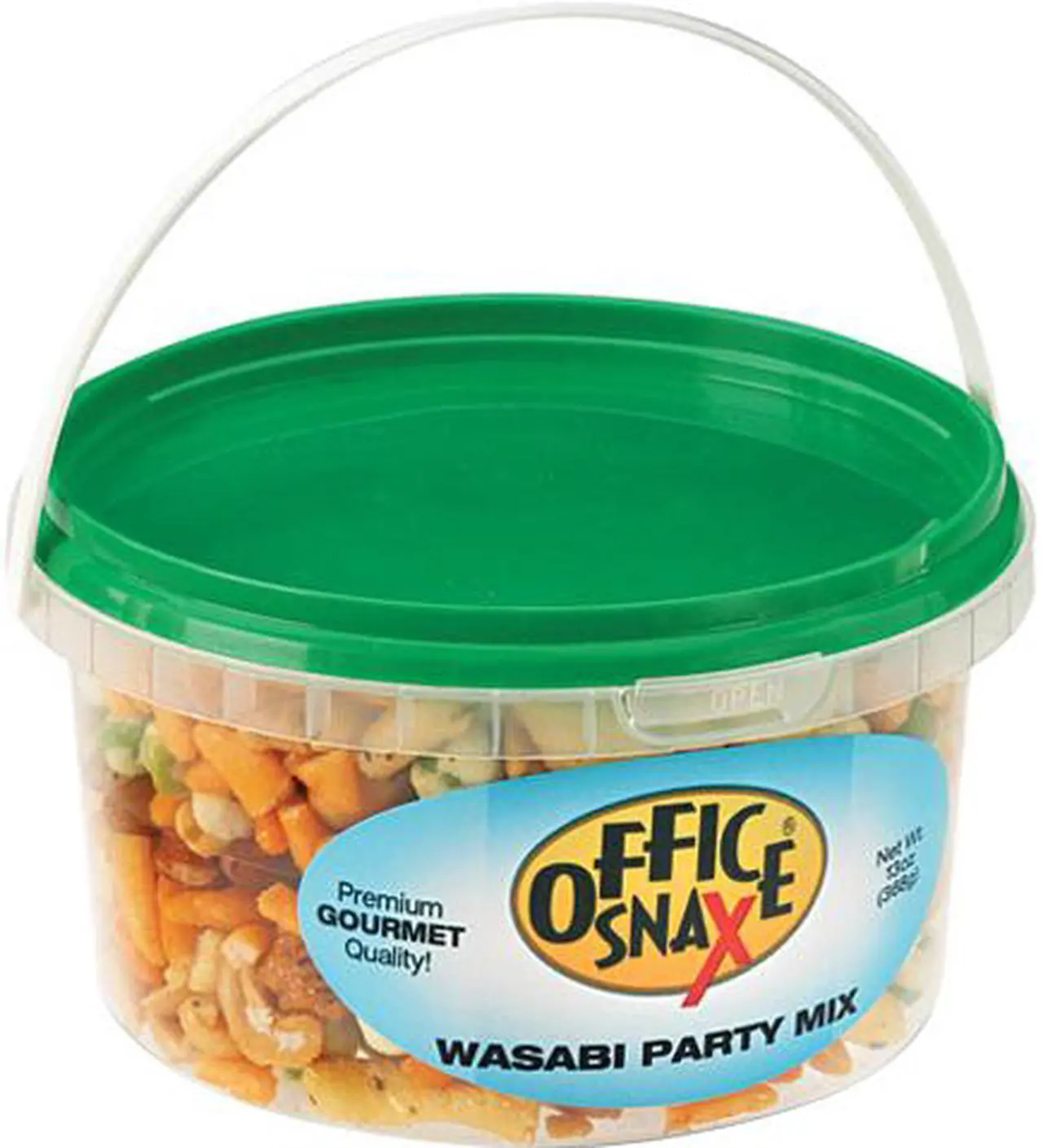 Office Snax 00053 All Tyme Favorite Nuts, Wasabi Party Mix, 10 oz Tub ...