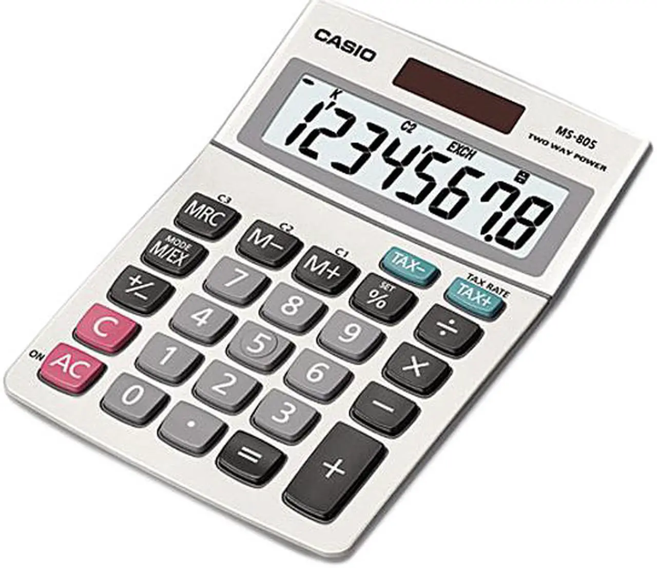 Casio MS-80S MS-80S Tax and Currency Calculator, 8-Digit LCD - Newegg.com