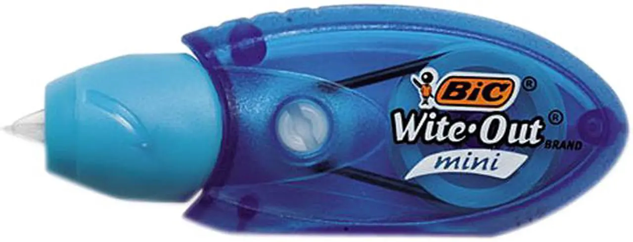 BIC WOMTP11 Wite-Out Mini Correction Tape, Non-Refillable, 1/5" x 236 ...