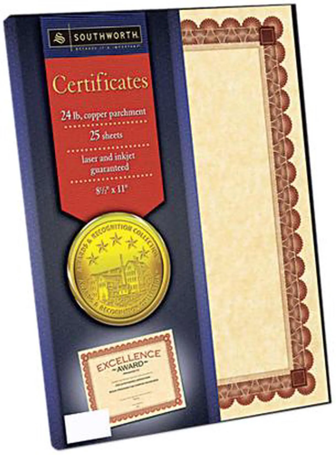 Copper Parchment Certificates, 24#, 25/Pack - Newegg.com