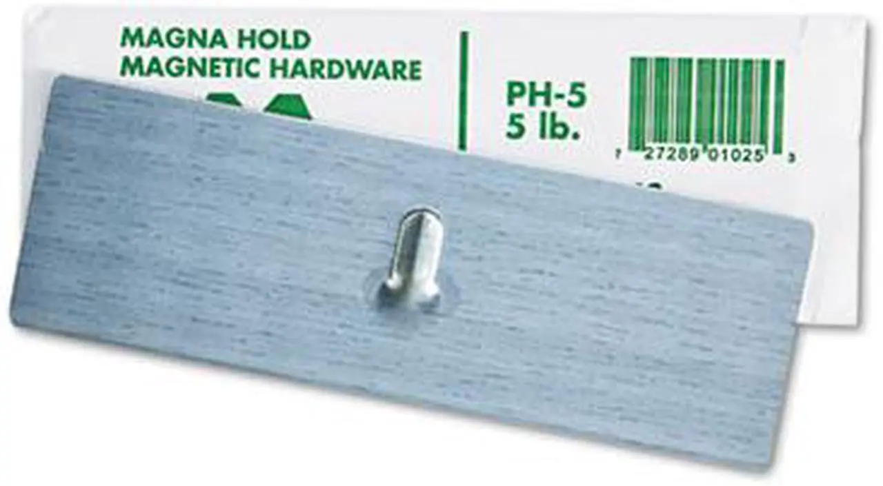 Magna Visual PH-5 Magnetic Picture Hanger, 2 x 6, 5-lb Capacity, Steel ...