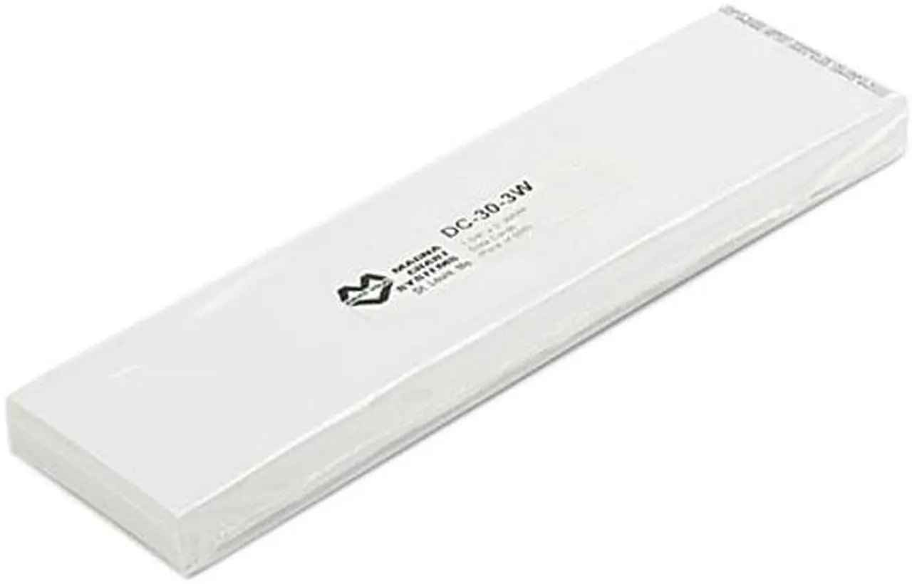 Magna Visual DC-30-3W Data Cards for Magnetic Card Holders, 3 x 1-3/4 ...