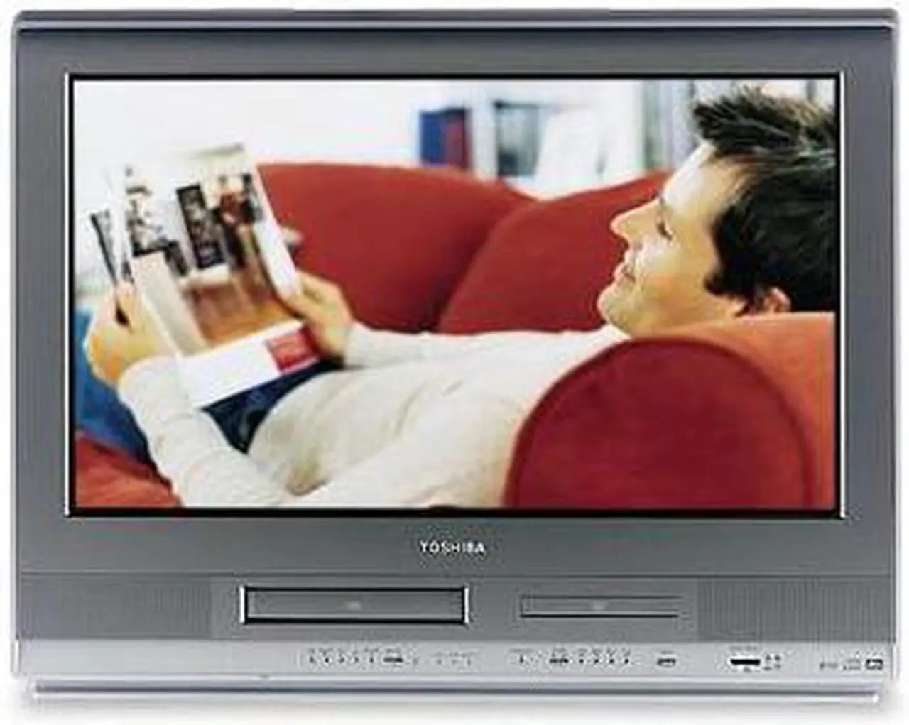 TOSHIBA MW26G71 26" Silver FST PURE HD Monitor TV/VCR/DVD Combination ...