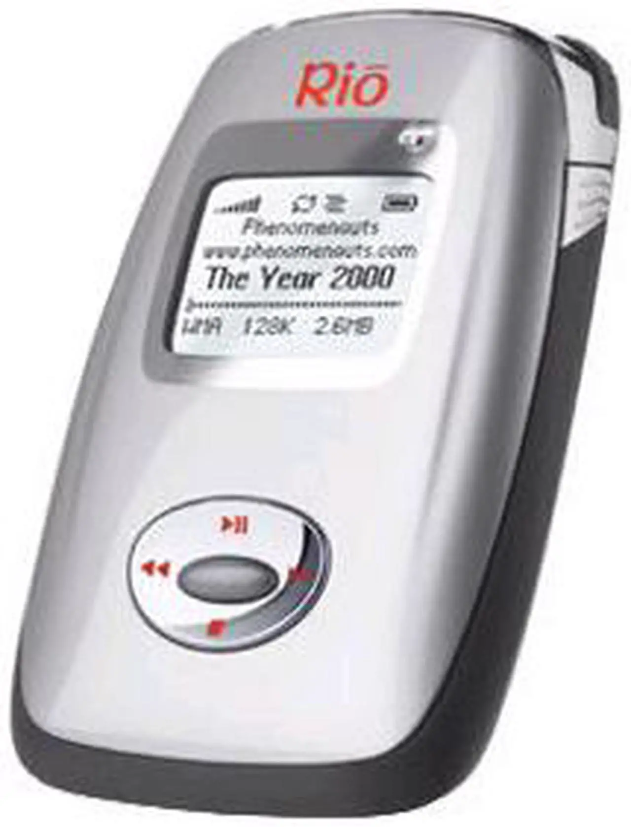 Rio Silver 5GB MP3 Player Carbon - Newegg.com