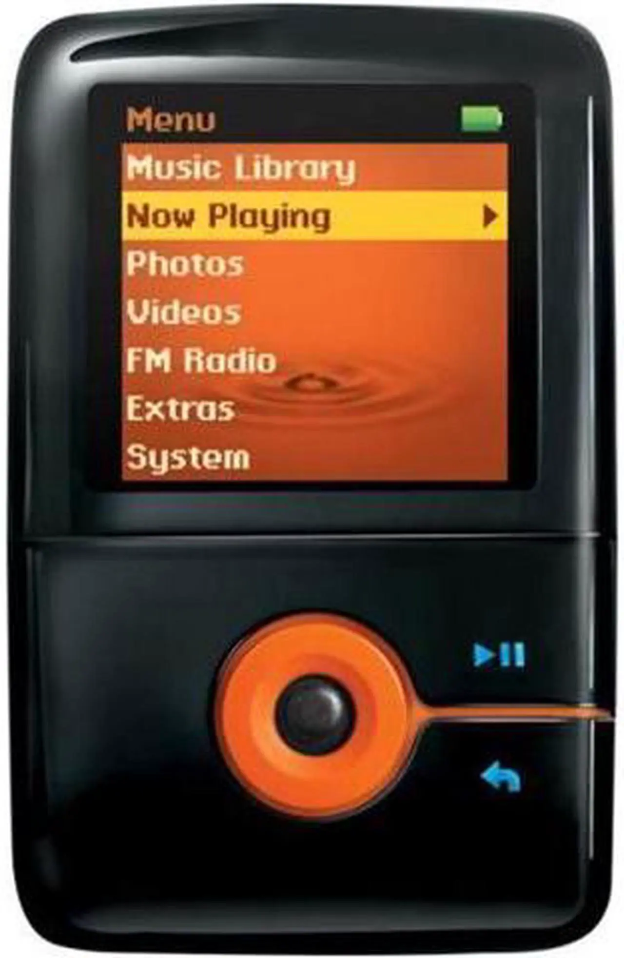 Creative ZEN V Plus 1.5" Orange & glossy black 1GB MP3 Player - Newegg.com