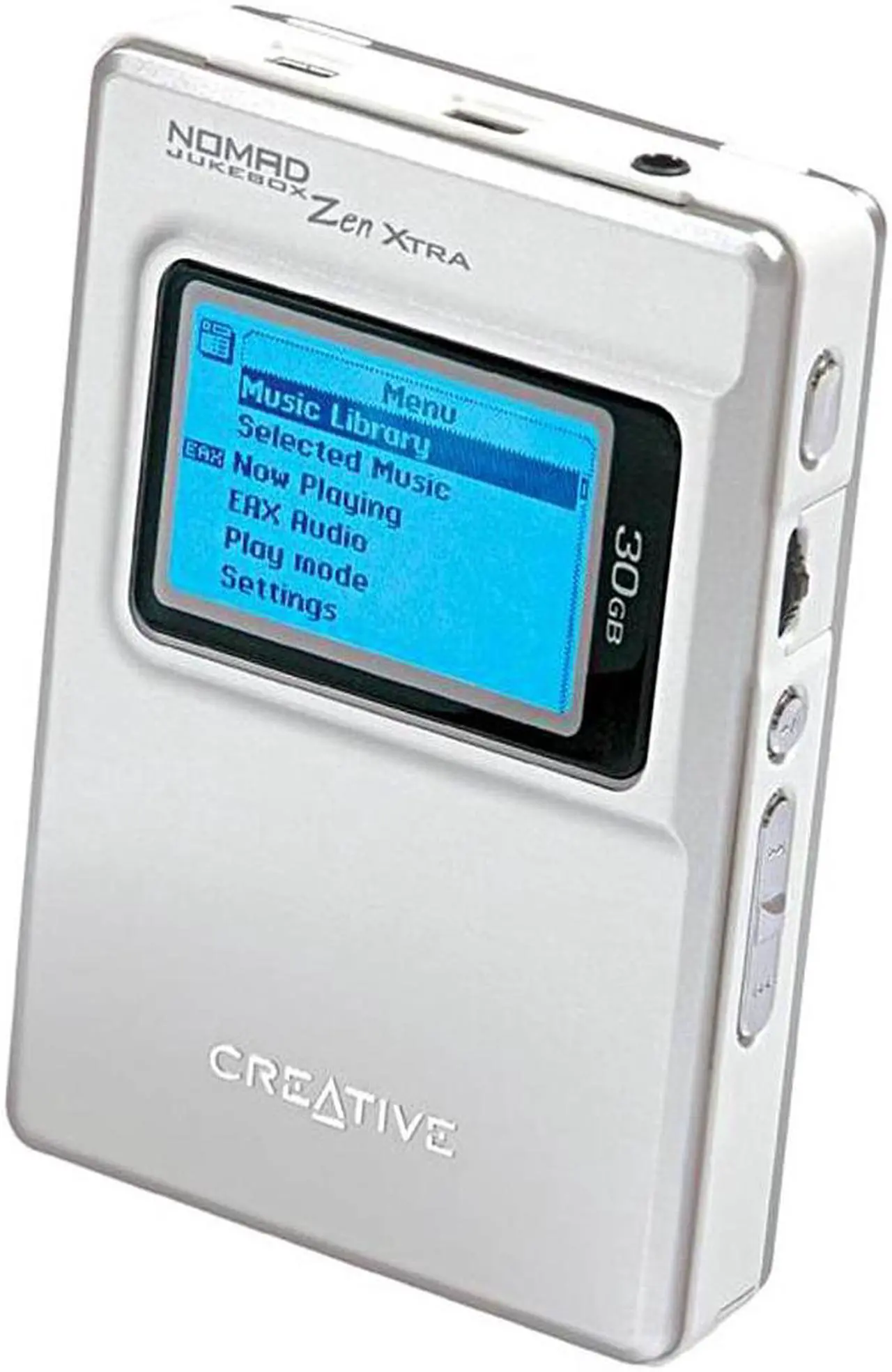 Creative Silver 30GB MP3 Player 70PD055000031 - Newegg.com
