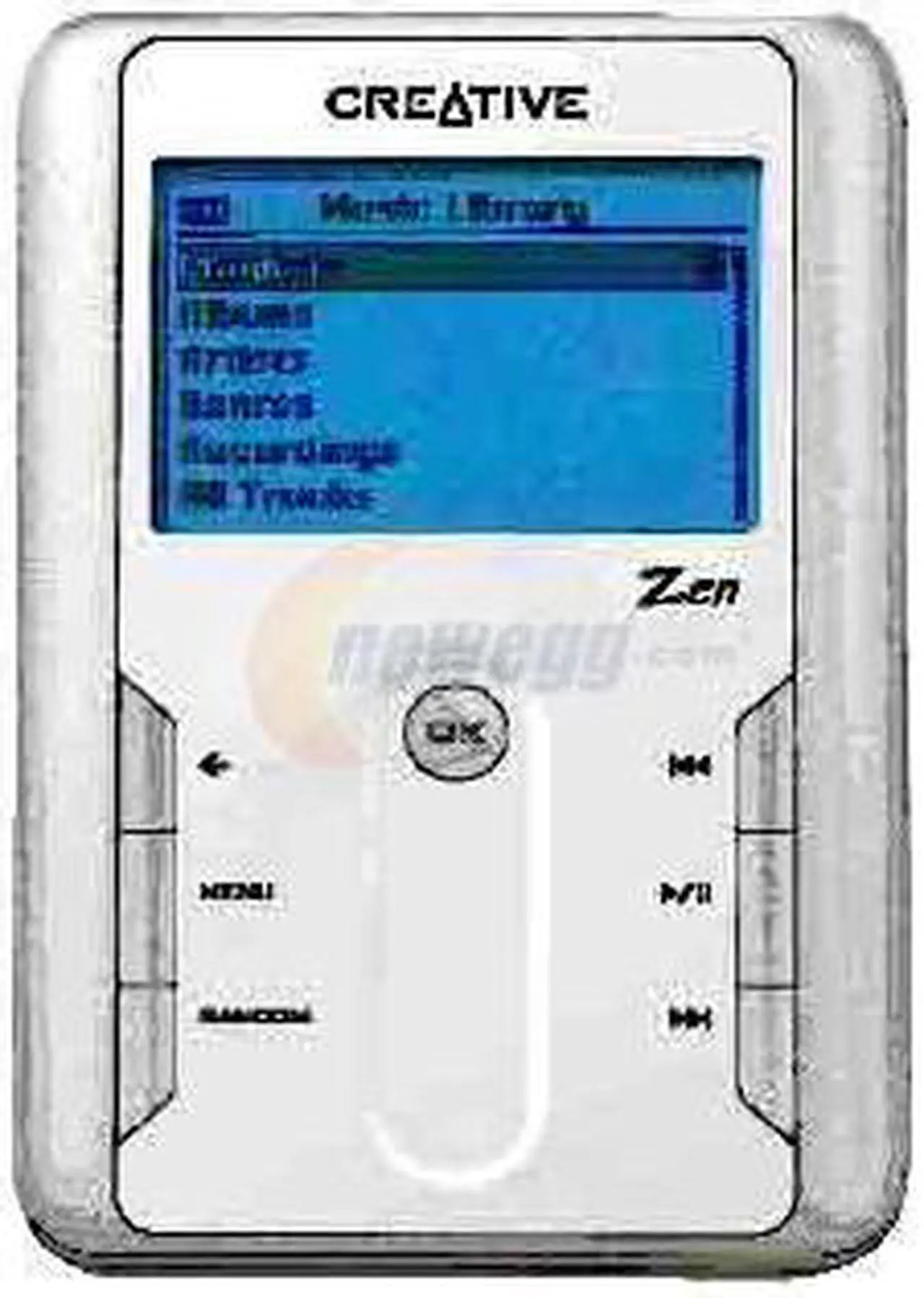 Open Box: Creative White 40GB MP3 Player 70PF131000010 - Newegg.com