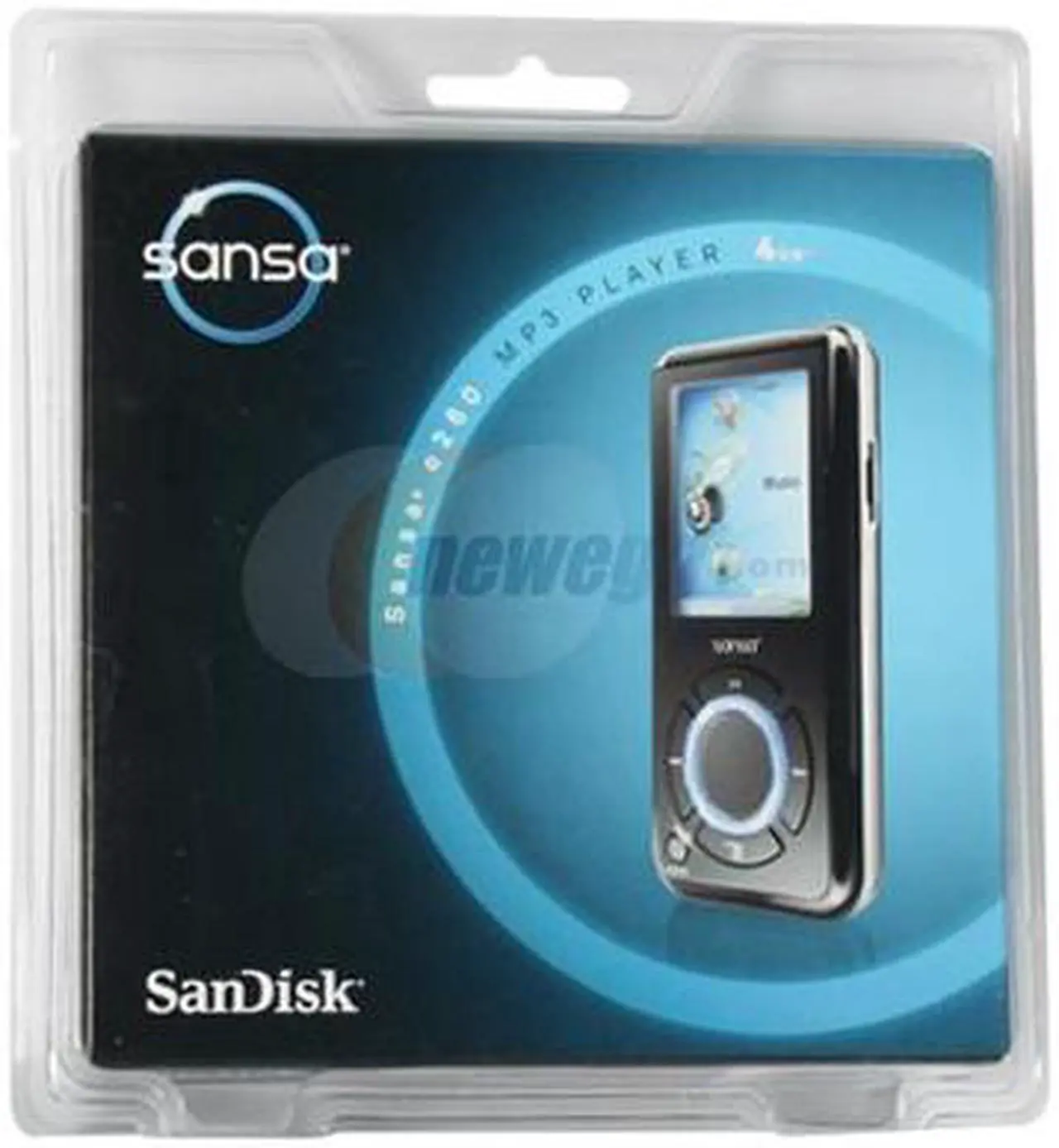 SanDisk 1.8" Black 4GB MP3 Player Sansa e260 - Newegg.com