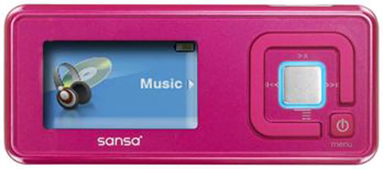 SanDisk Sansa c200 Pink 2GB MP3 Player Sansa c250 - Newegg.com