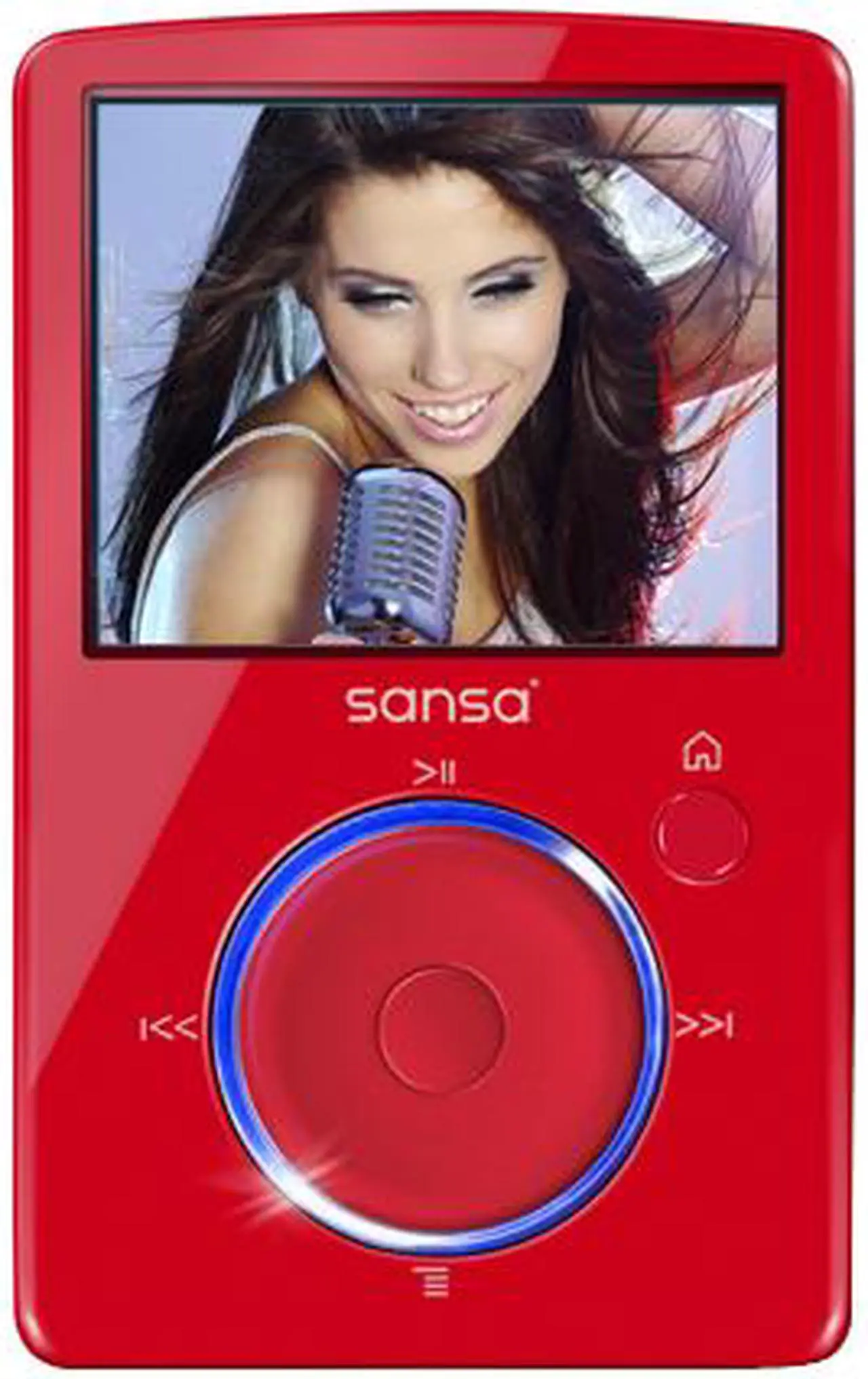 SanDisk Sansa Fuze 1.9" Red 4GB MP3 / MP4 Player - Newegg.com