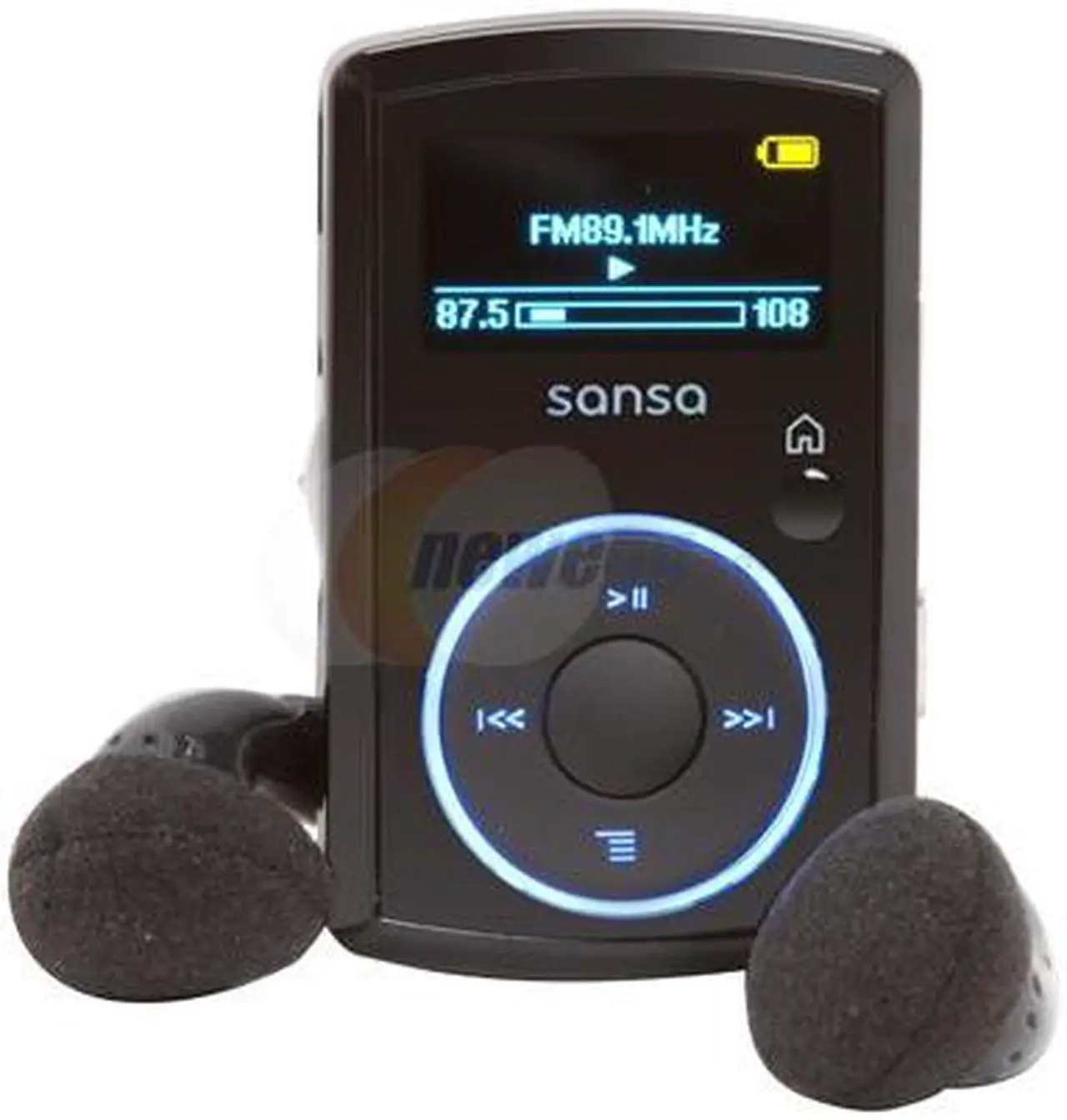 Open Box: SanDisk Sansa Clip 1.0" Black 4GB MP3 Player - Newegg.com