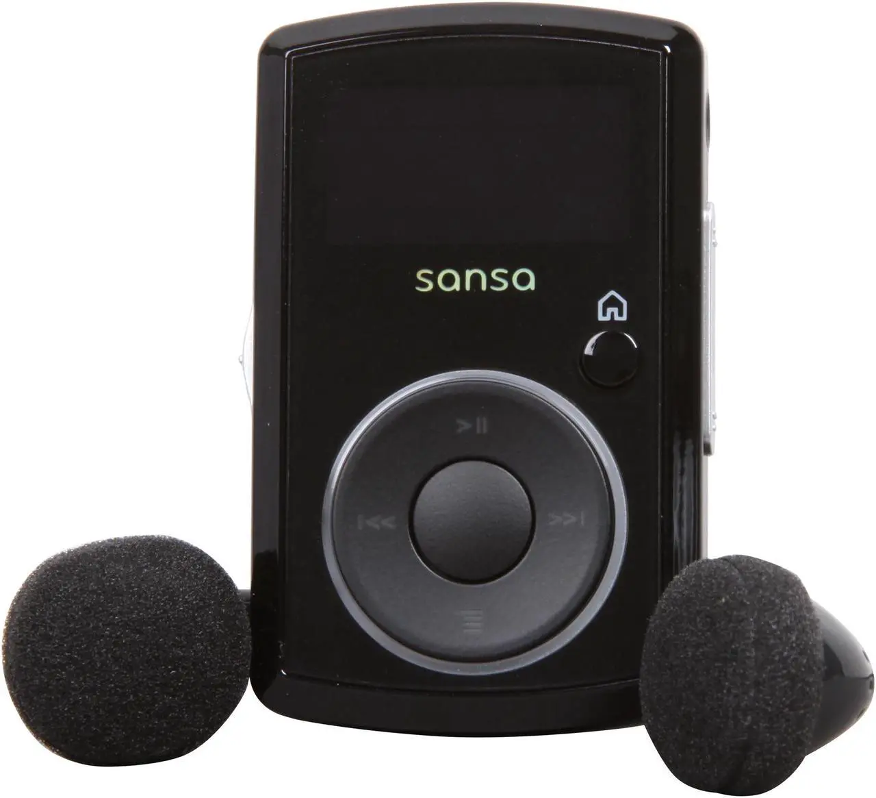 Refurbished: SanDisk Sansa Clip 1.0" Black 4GB MP3 Player - Newegg.com