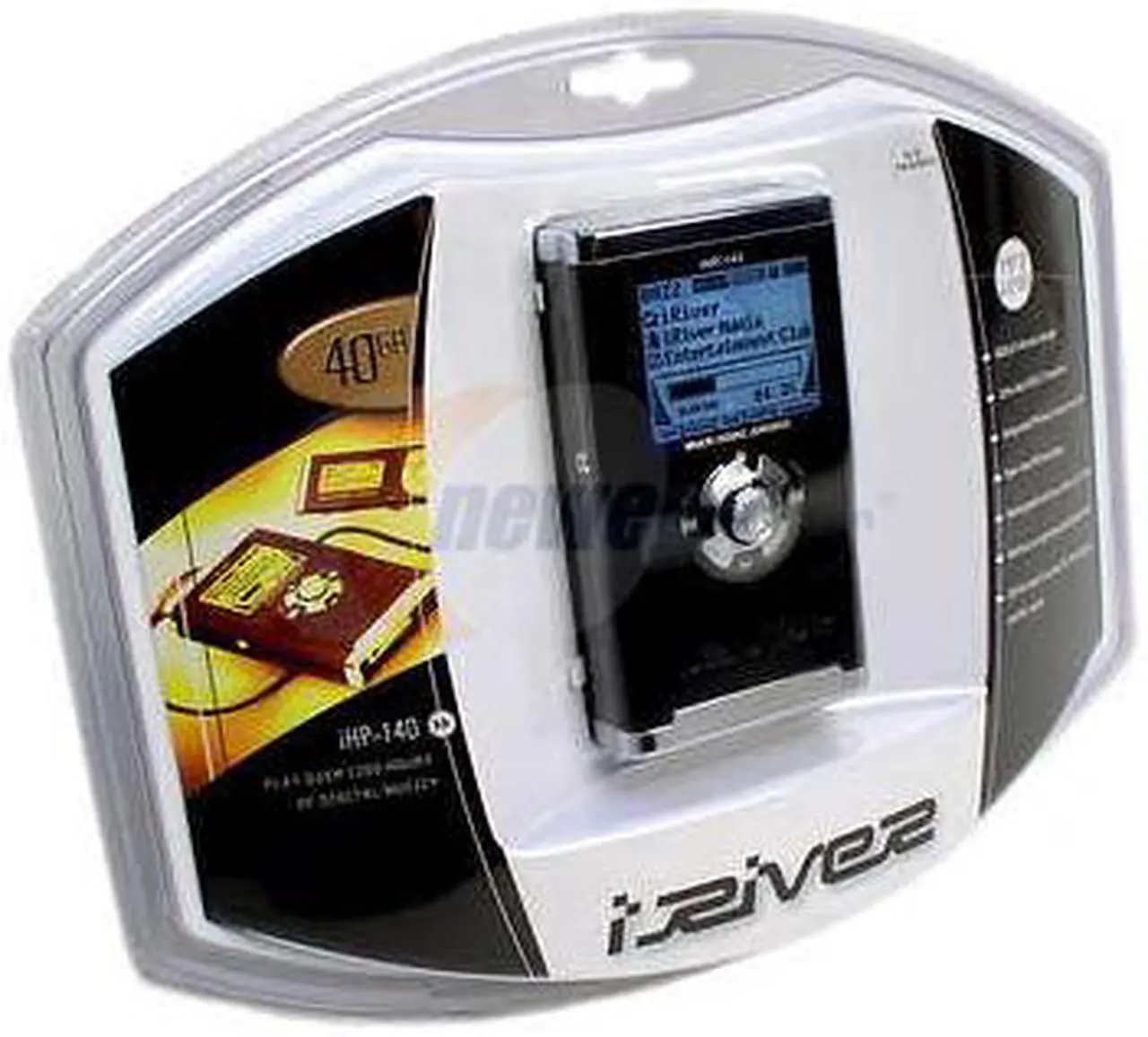 iRiver Blue & Black 40GB MP3 Player iHP-140 - Newegg.com
