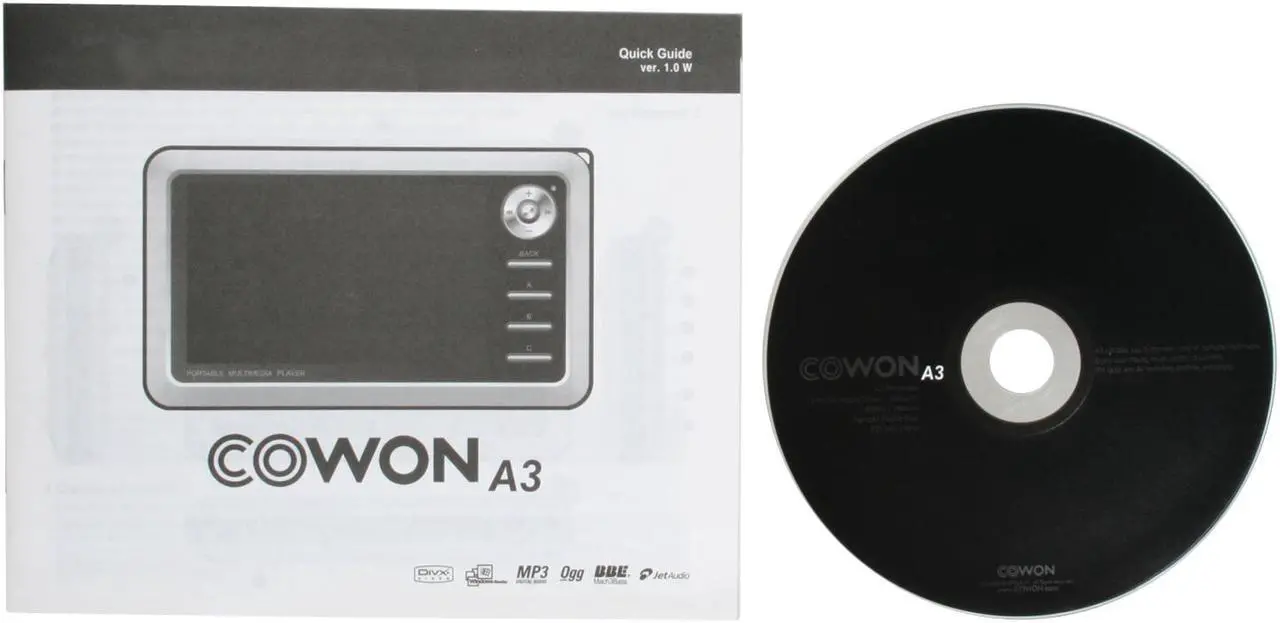 COWON A3 4" Silver 60GB MP3 / MP4 Player - Newegg.com