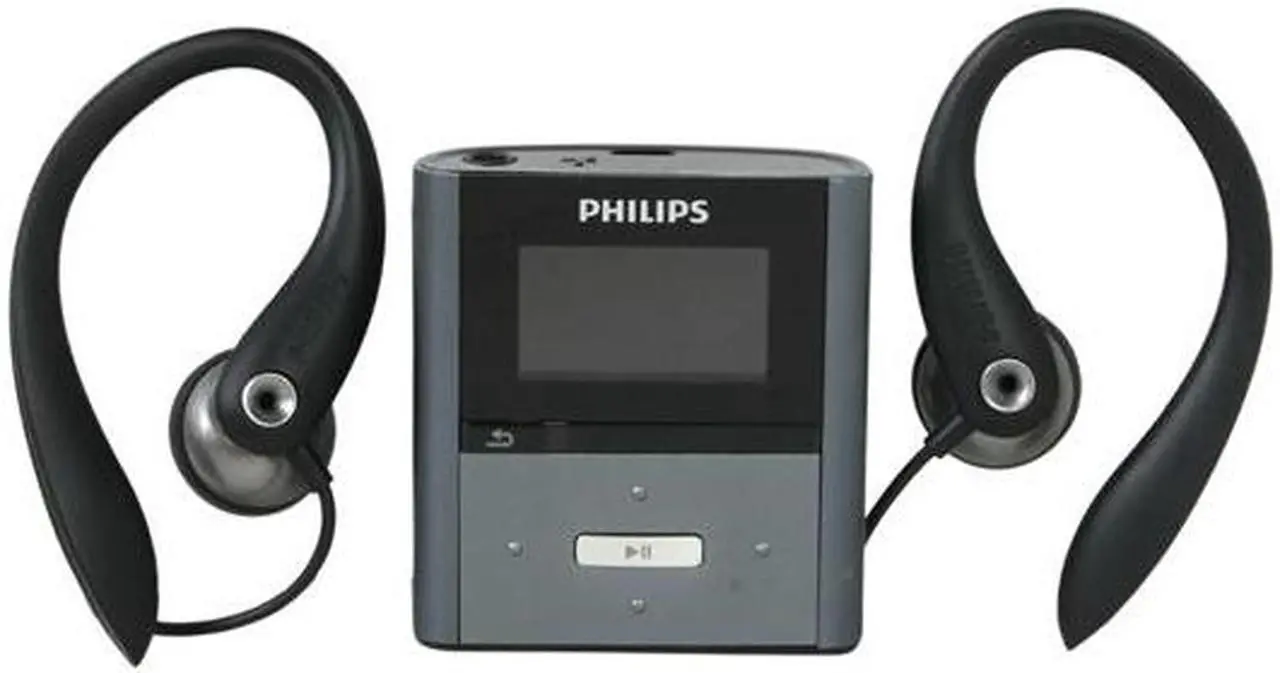 PHILIPS GoGear 1.0" Silver 4GB MP3 Player RaGa - Newegg.com