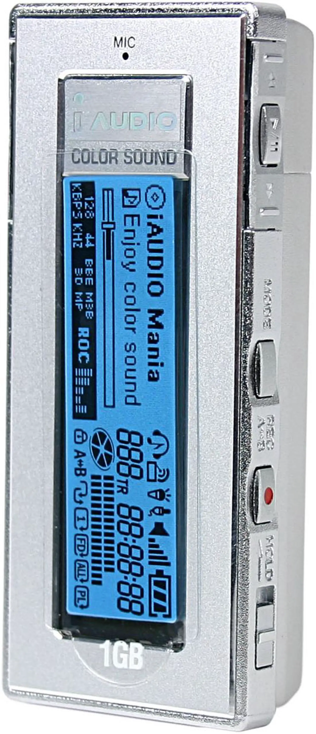 iAUDIO Silver 1GB MP3 Player I4-1024SL - Newegg.com