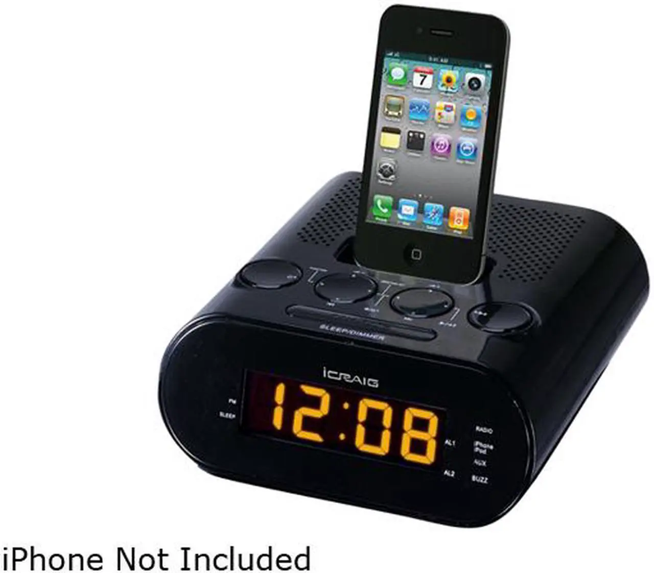 Craig Dual Alarm iPod/iPhone Docking Alarm Clock - CMB3227 - Newegg.com