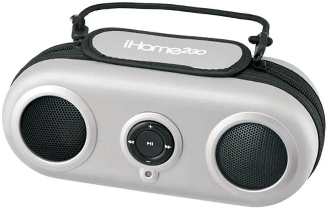 iHome iH13NS Silver Protective Speaker Case for iPod - Newegg.com