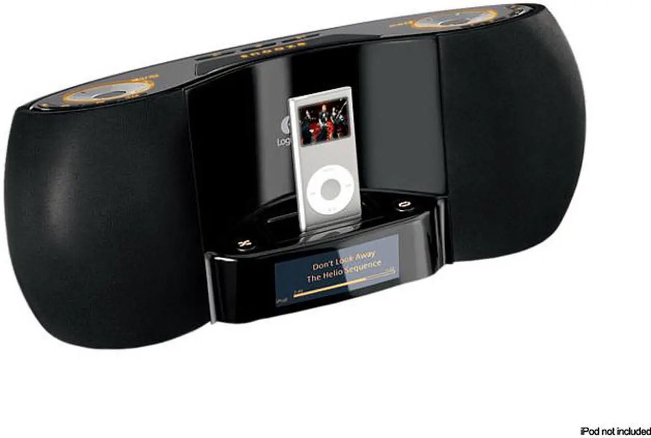 Logitech Pure-Fi Dream Premium Bedroom Music System for iPod/iPhone 984 ...