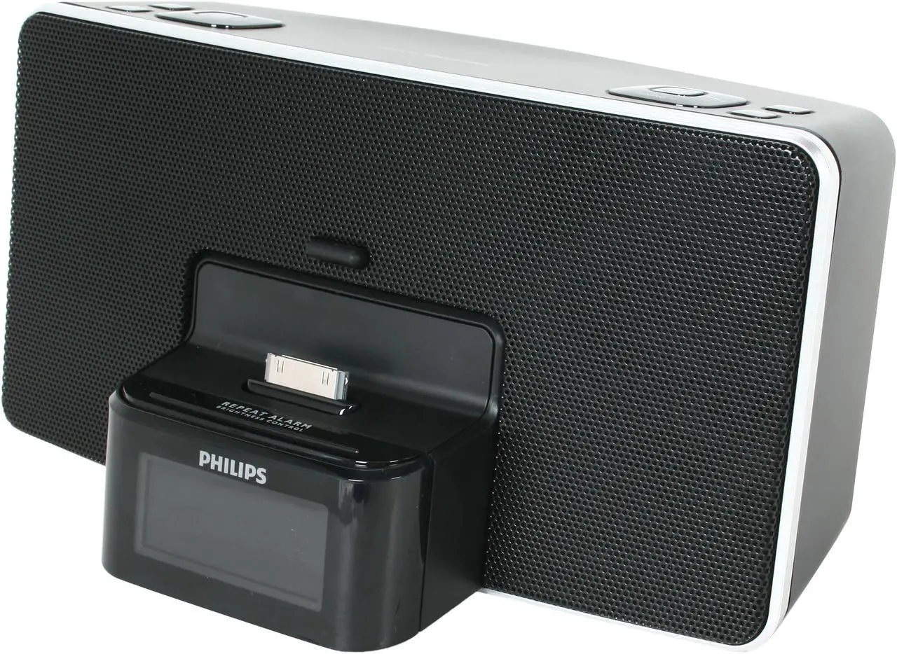 PHILIPS Clock Radio for iPhone/ iPod DC220/37 - Newegg.com