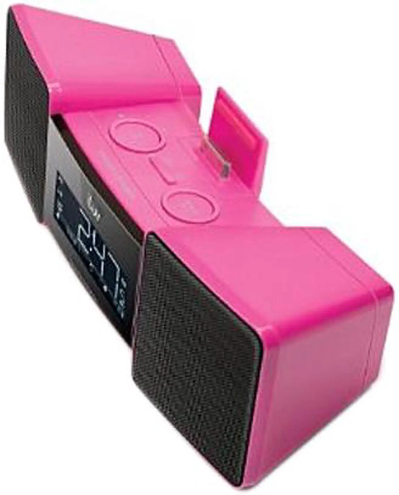 iLuv Vibro II Alarm Clock (Pink) with Shaker for iPhone / iPod iMM155 ...