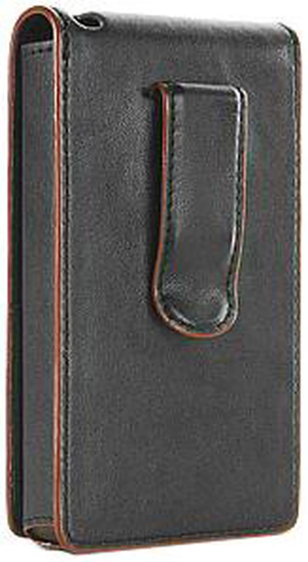 DLO Black Leather Folio Case w/Belt Clip for Zune 30GB 0054002 - Newegg.com