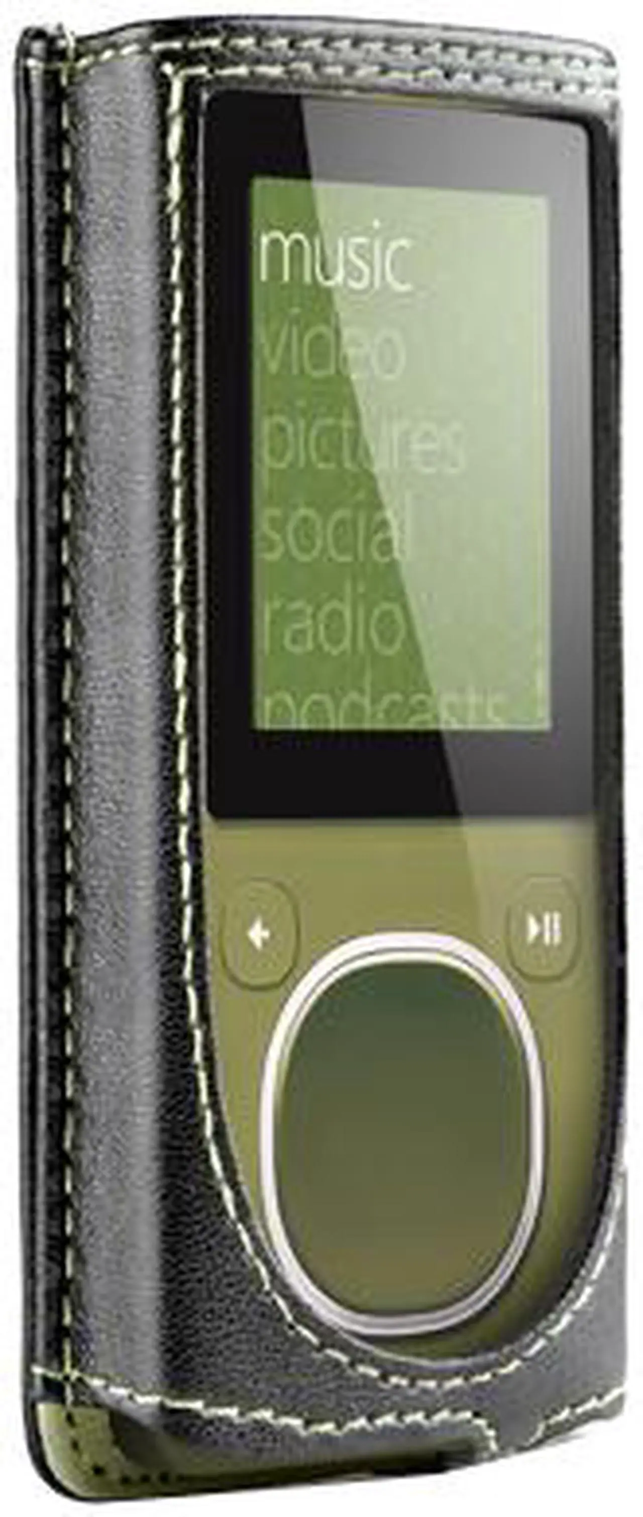 DLO HipCase Leather Sleeve w/ Belt Clip for Zune 4GB/8GB 005-7632 ...