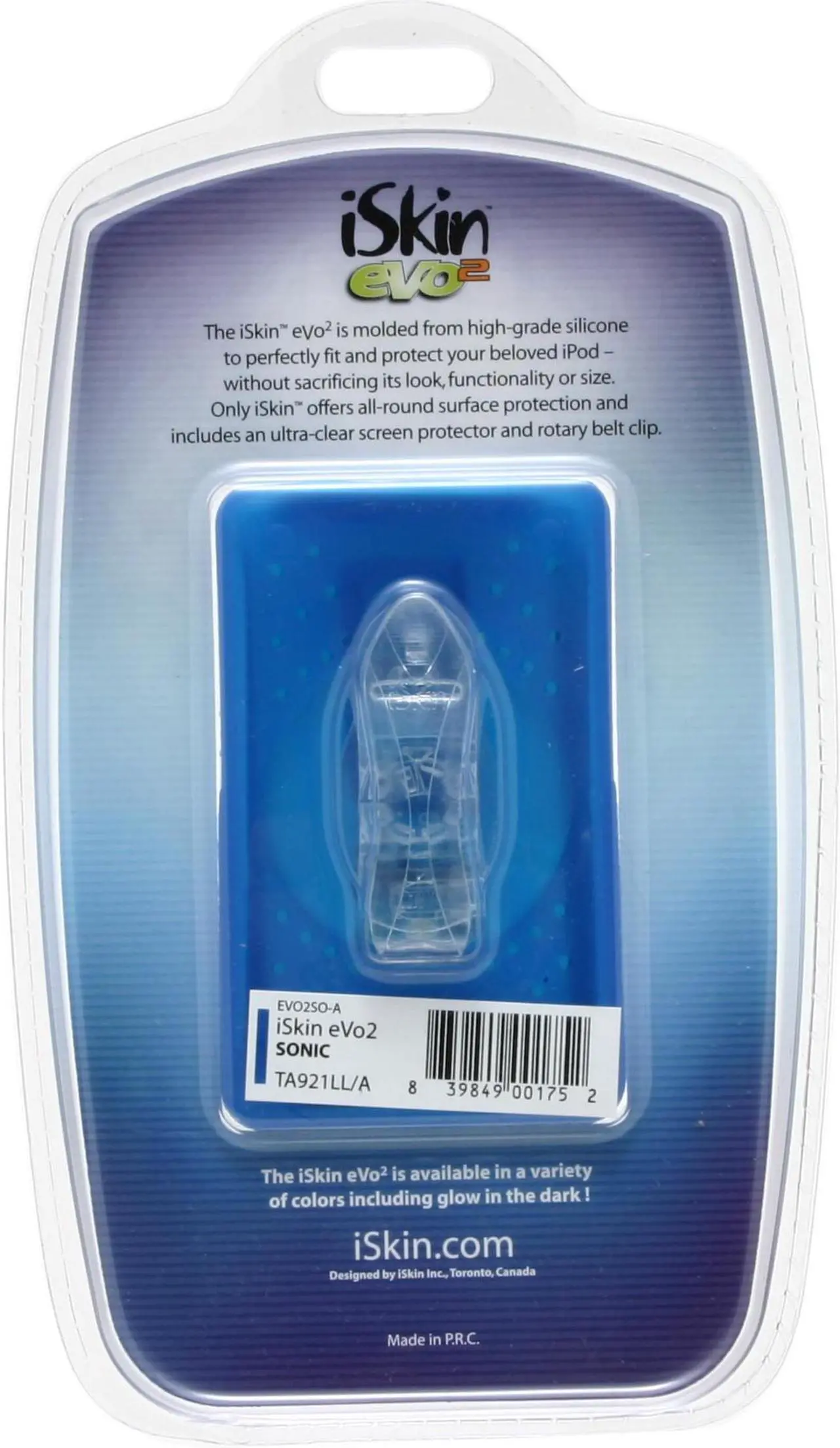 iSkin eVo2 4th Gen iPod 20GB Sonic Model 5652-ETSO - Newegg.com