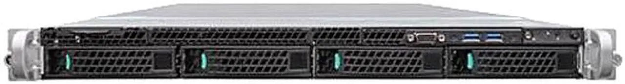 Intel Server System R1304WT2GS Barebone System - 1U Rack-mountable ...