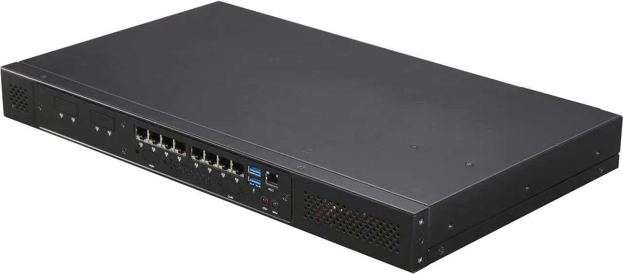 Open Box: Jetway HBJC153F592-Q170-B Black Rackmount Barebone with 8 ...