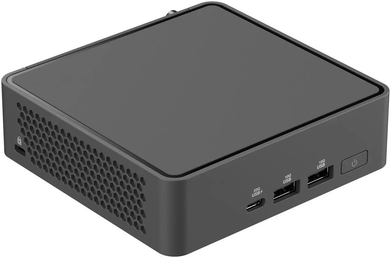 ASUS NUC 15 Pro Slim Barebone Kit Mini PC with Intel Series 2 Core 5 210H, 2x DDR5 SO-Dimm Slots ...