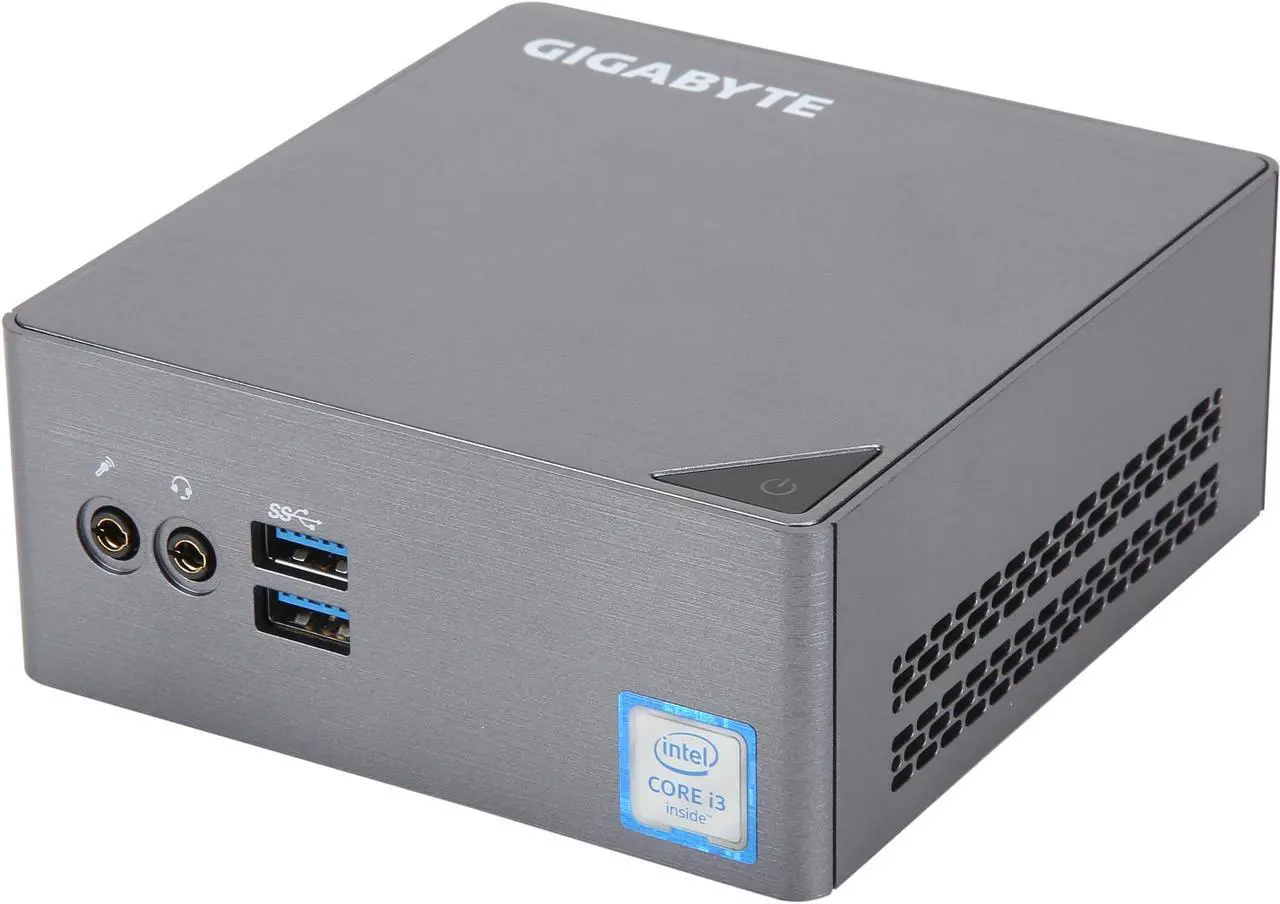 Refurbished: GIGABYTE BRIX GB-BSI3H-6100-B2-IWUS Gray Ultra Compact PC ...