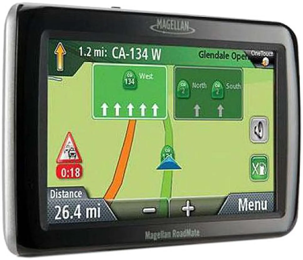 Refurbished: MAGELLAN 4.3" GPS Navigation w/ Life Time Traffic & Map ...