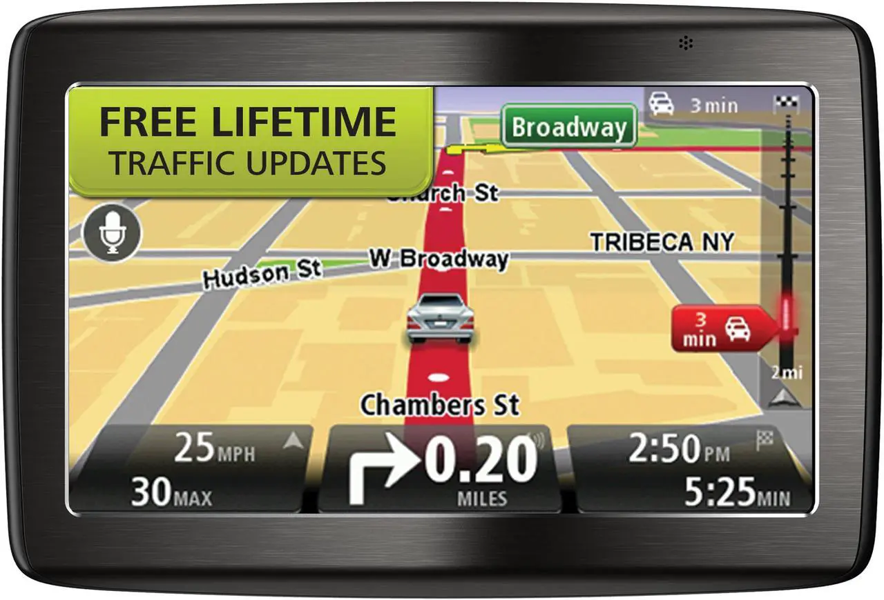 TomTom 5.0" GPS Navigation with Lifetime Traffic Update - Newegg.com